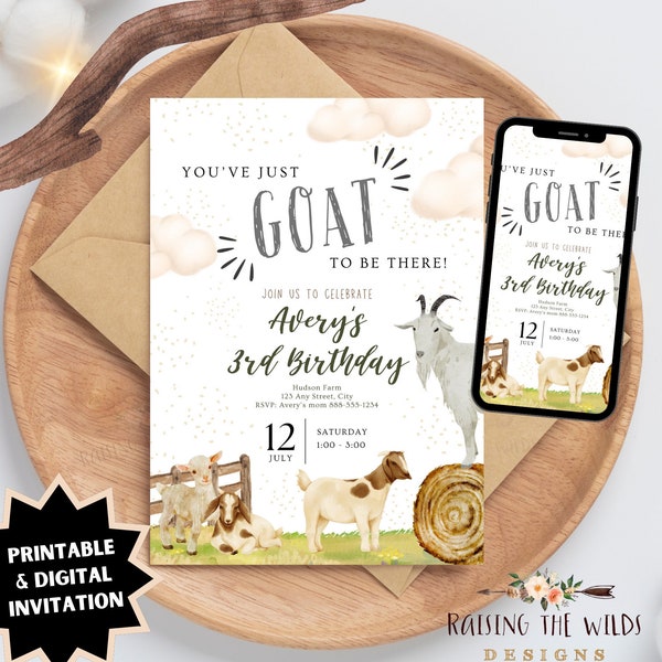 Goat Themed Party - Etsy