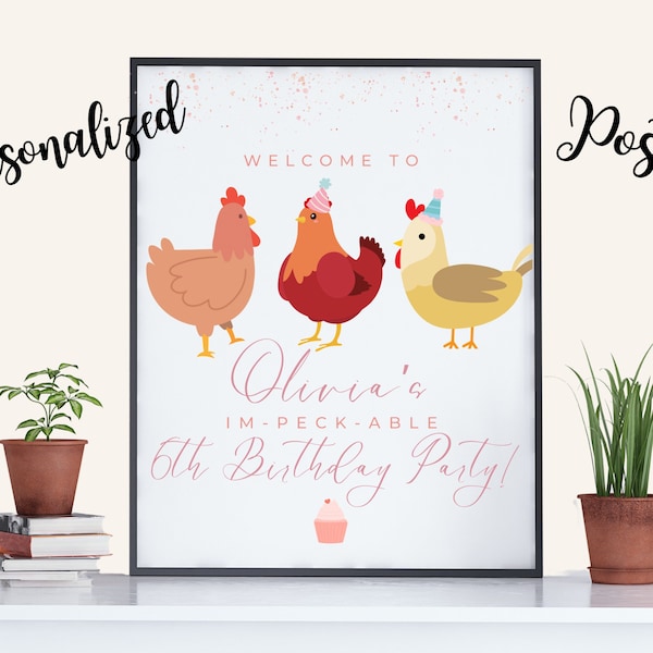 Chicken Poster - Etsy