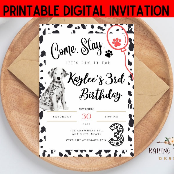 Dalmatian Party - Etsy