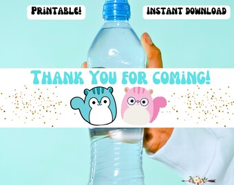 SQUISHMALLOW Favor Bag Birthday Party Gift Bag Labels Printables ...