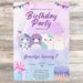 Birthday Invitation, Squish, Squishy, Boys Birthday Party Invite ...