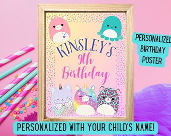 Squishmallows Party Quotes Poster Bundle Set of 12 printable/digital ...