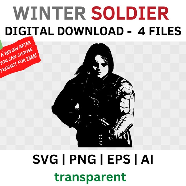 Winter Soldier Svg - Etsy