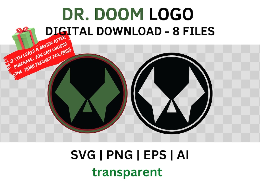 DR. DOOM Svg LOGO Dr Doom Png Dr Doom Symbol Eps Ai - Etsy