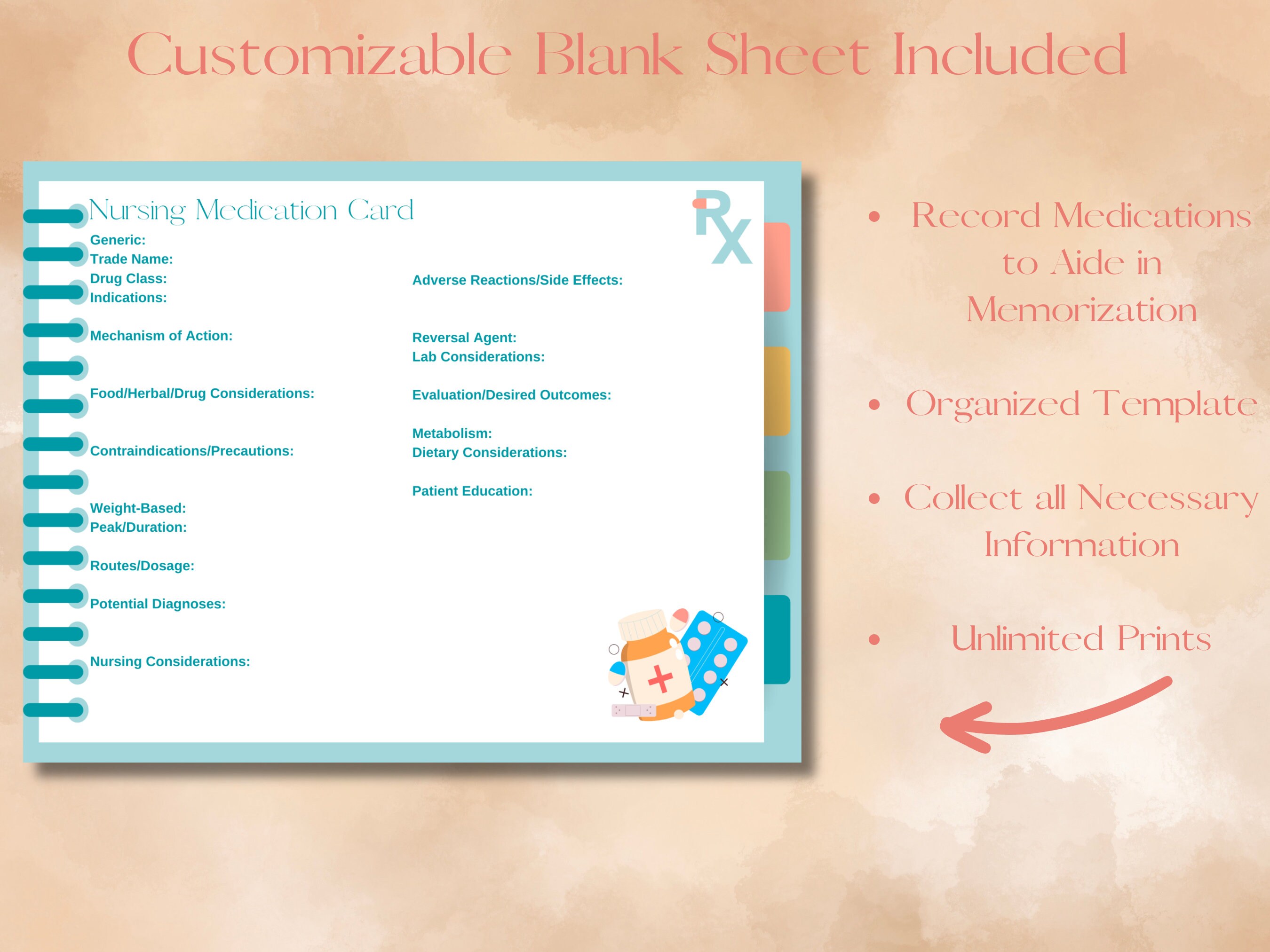 Nursing Medication Card Bundle – Pharmacology Study Guide (PDF) - Etsy