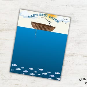 Dad's Best Catch Baby Handprint Craft Fishing Toddler Footprint Paint ...