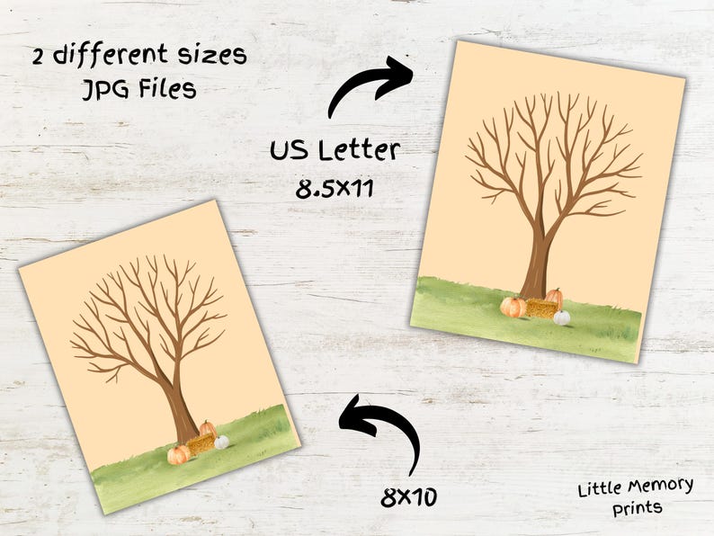 Fall Baby Fingerprint Tree Craft - Toddler Fall Handprint Painting ...