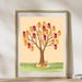 Fall Baby Fingerprint Tree Craft - Toddler Fall Handprint Painting ...