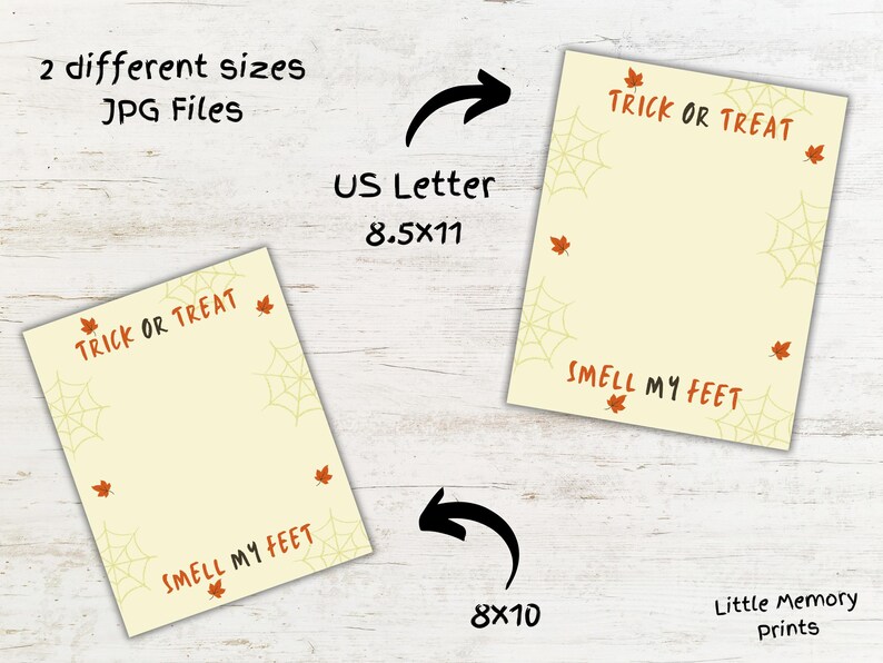 Trick or Treat Smell My Feet Halloween Baby Footprint Craft - Toddler ...