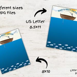 Dad's Best Catch Baby Handprint Craft - Fishing Toddler Footprint Paint ...