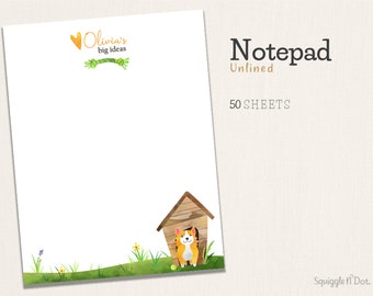 8x11 Note Pad - Etsy