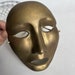 Vintage Brass Mask Face Wall-hanging - Brass Theatrical Face - Solid ...