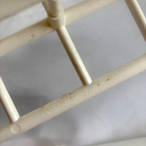 LARGE Yaffa 80s Plastic Modular Grid White Yaffa Organizer / Magazine ...