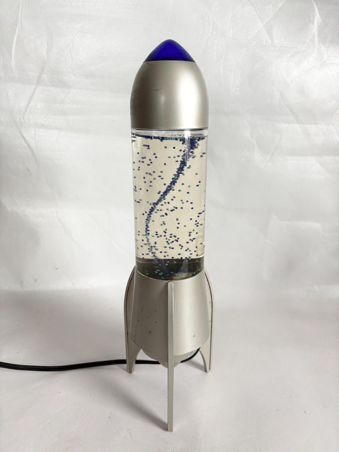 Vintage 1990s Rocket Lamp Lava by Ken Art / Water Vortex Tornado ...