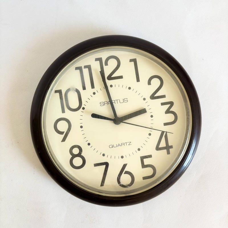 80s Wall Clock - Etsy
