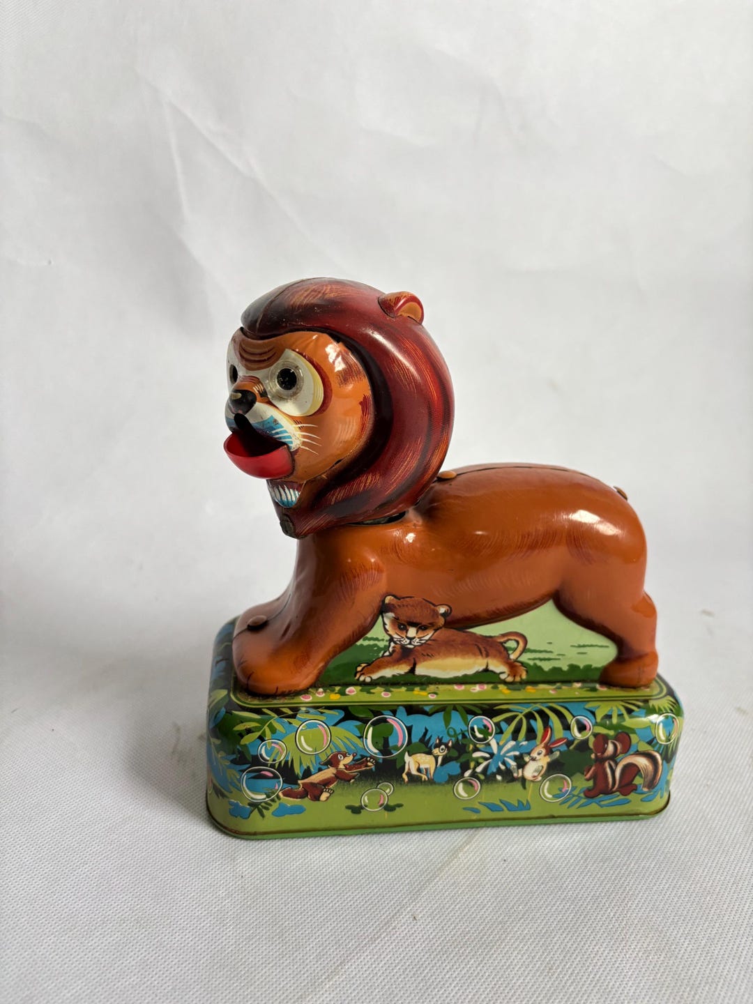 Vintage 1950s Bubble Lion Trade Mark Modern Toys Made in Japan / Windup ...