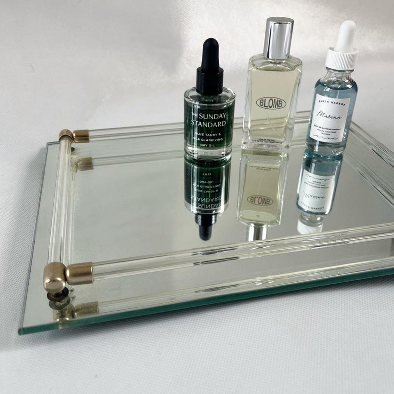 Mirrored Vanity Tray - Etsy