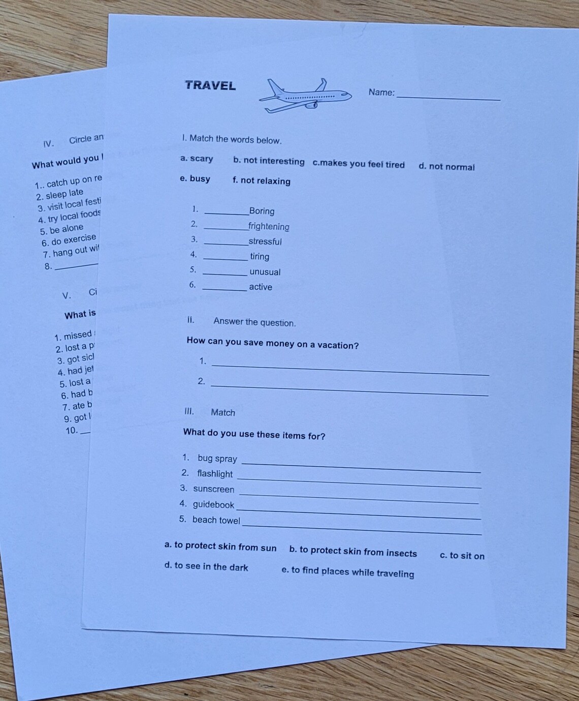 ESL Conversation Starters Printable Activities Worksheets Lessons - Etsy