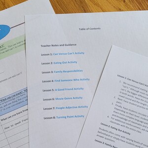 Printable ESL Lessons, Bundle, Conversation Starters, Vocabulary ...