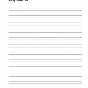 Handwriting Practice Worksheets, Letter Placement, Middle School to ...
