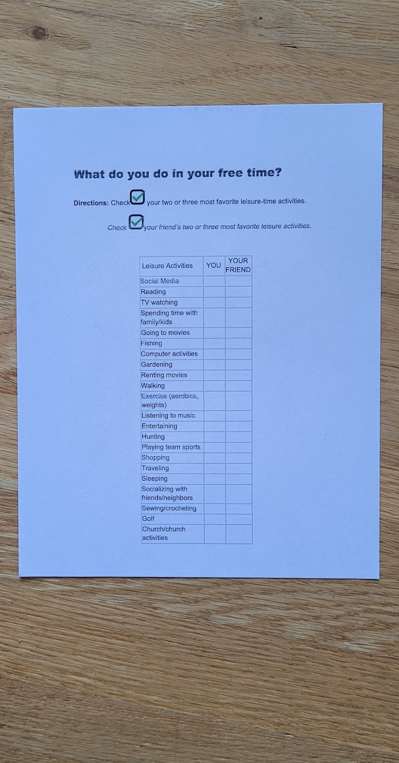 ESL Conversation Starters Printable Activities Worksheets Lessons - Etsy