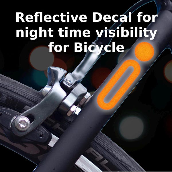 Bicycle Reflective Decals - Etsy