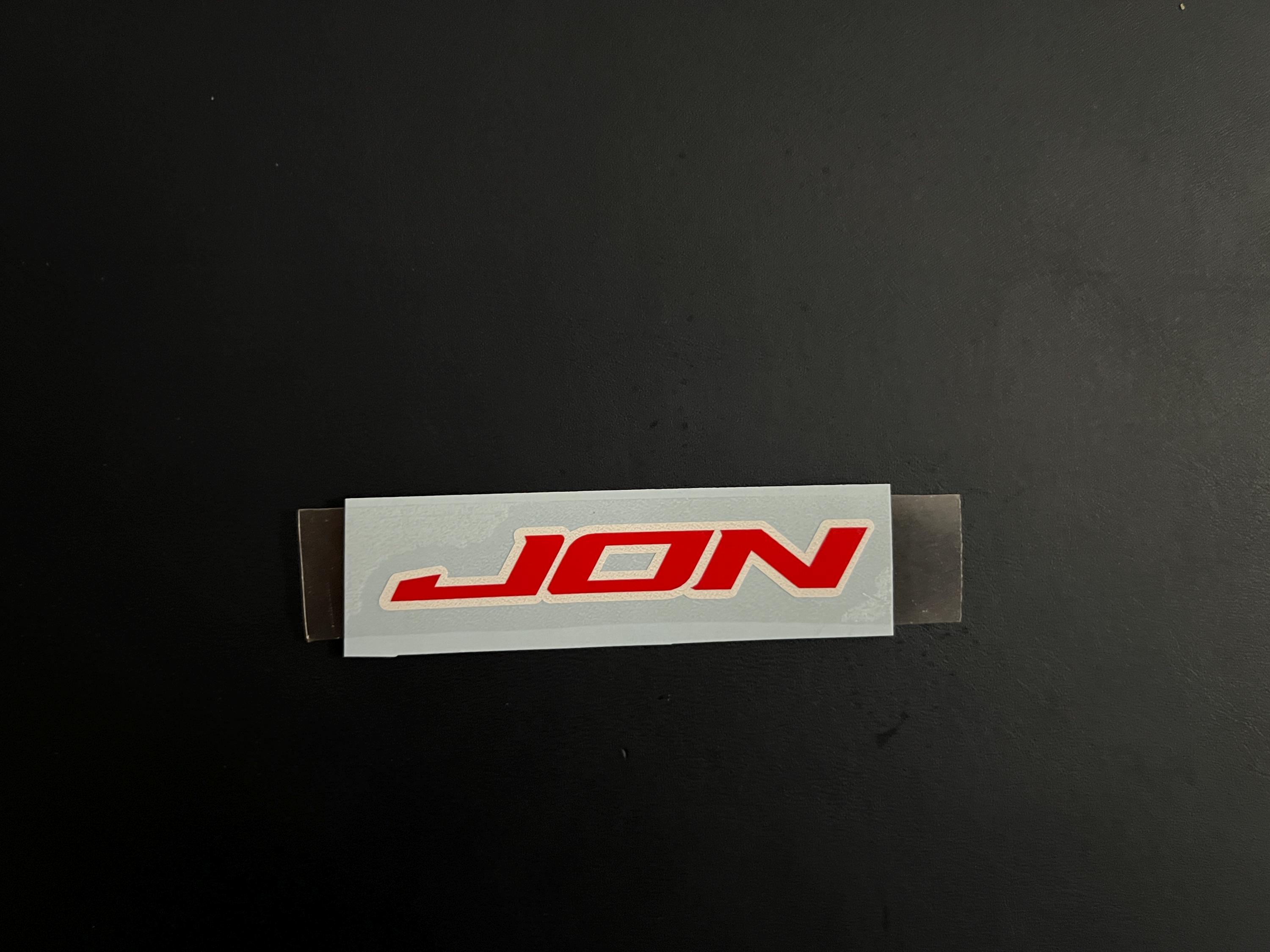 Custom Two-layer Vinyl Decal: Personalized Name Sticker - Etsy