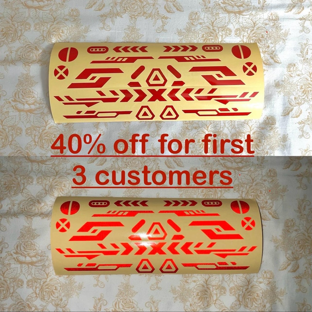 Motorcycle Helmet Decal Custom Cut | Reflective | Visible at Night - Etsy