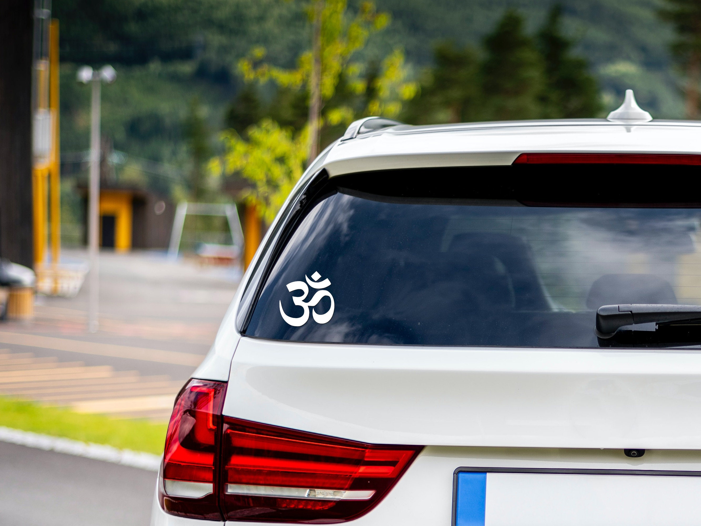 Om Decal Sticker for Car, Rear View Window Aum Decal Sticker, Laptop ...