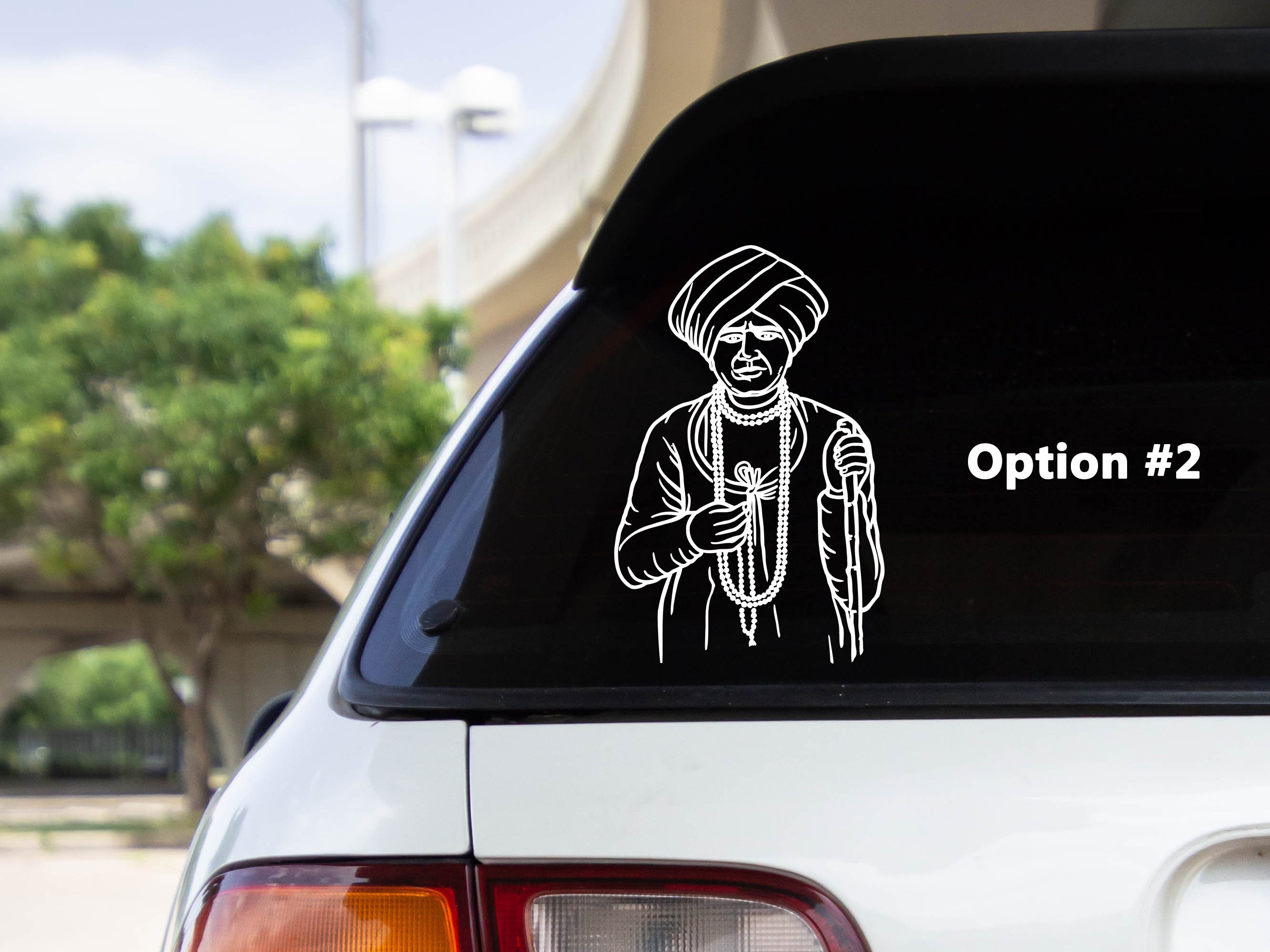 Jalaram Bapa Decal Sticker: Hindu Religious Car Window, Home Decor - Etsy