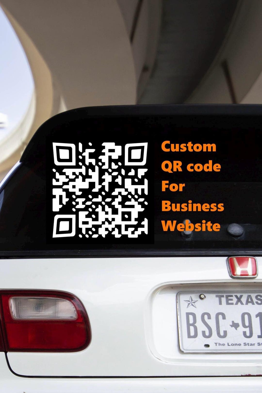 Custom QR Code Decal Sticker | Website Link QR Code | Personalized ...