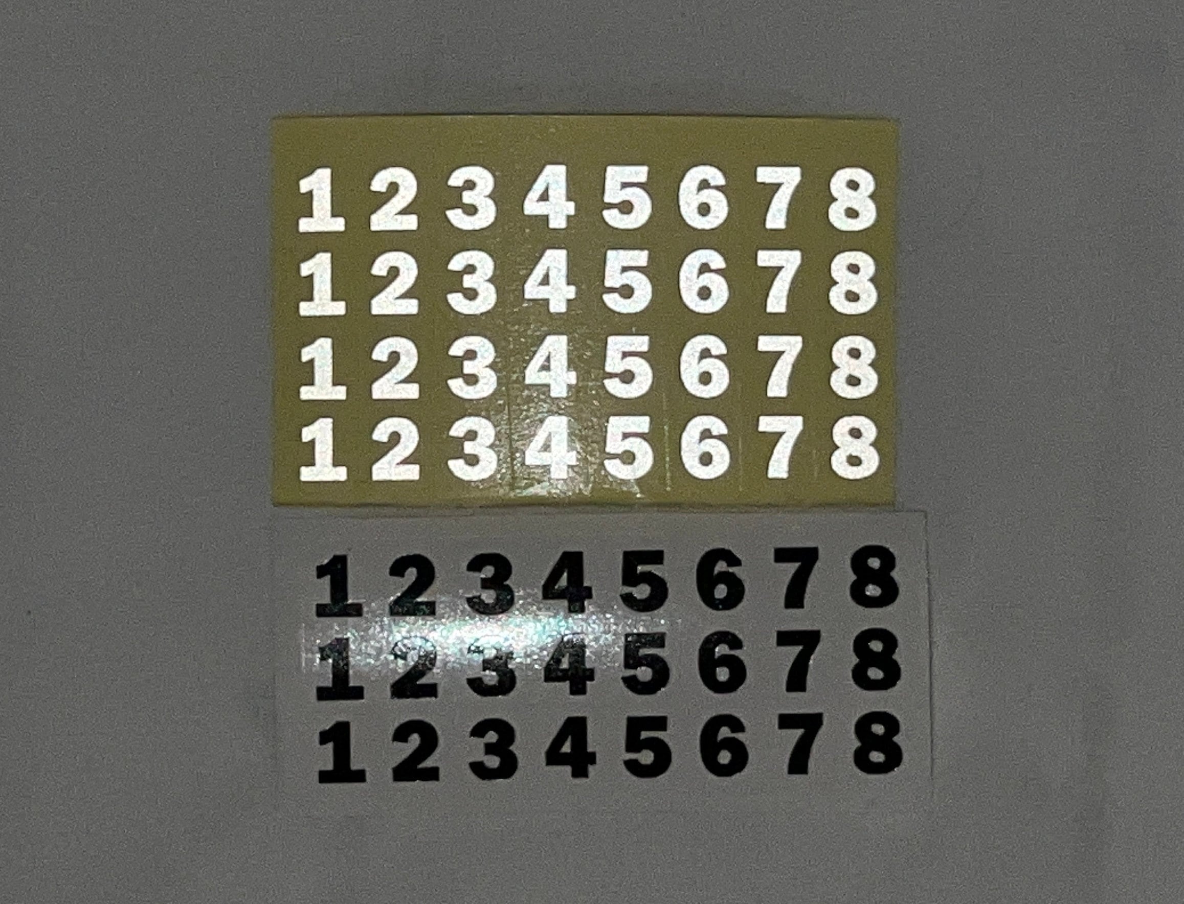 Reflective Numbering Decal Set: Action Camera, Drone, DSLR Battery - Etsy