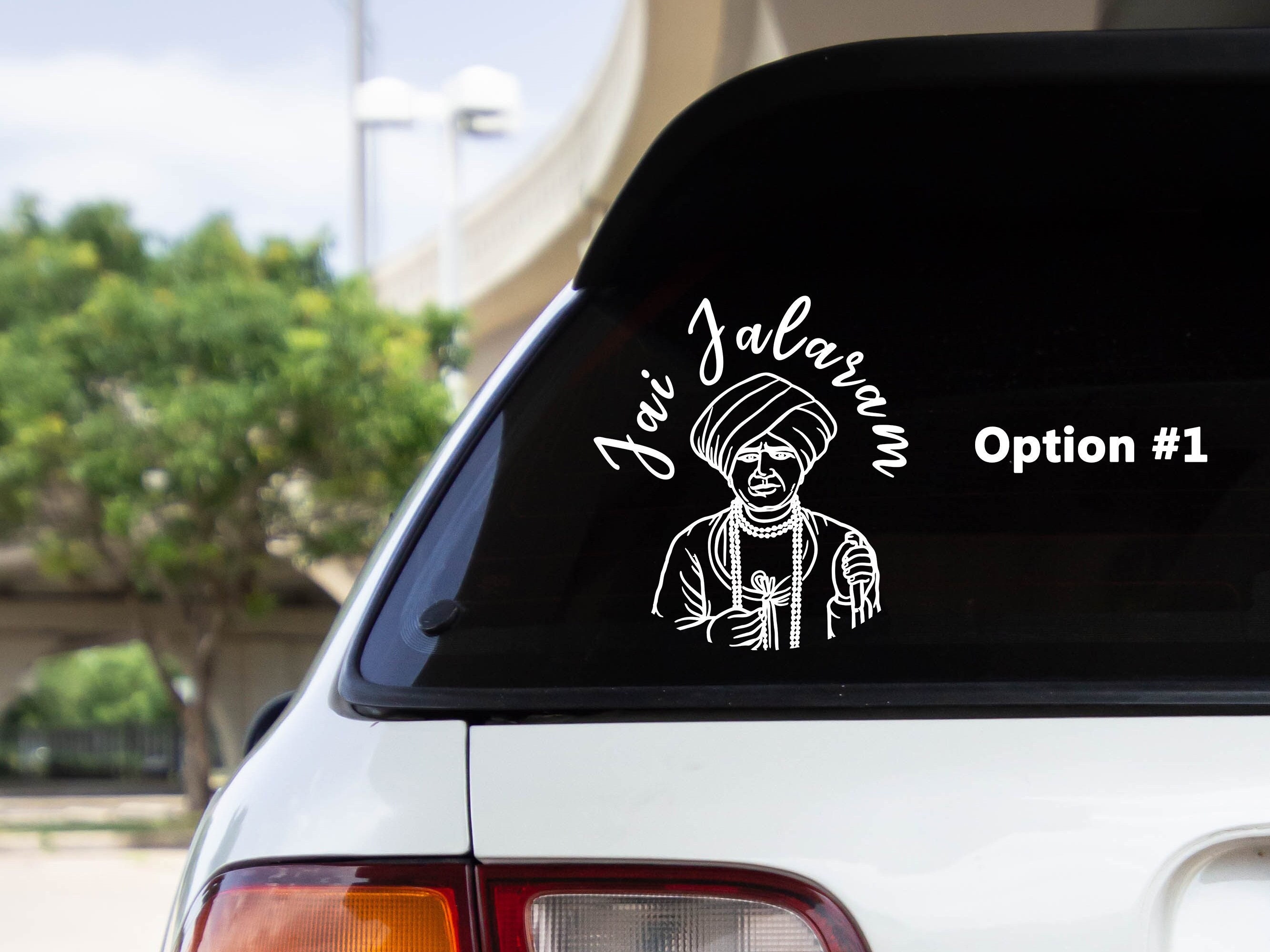 Jalaram Bapa Decal Sticker: Hindu Religious Car Window, Home Decor - Etsy
