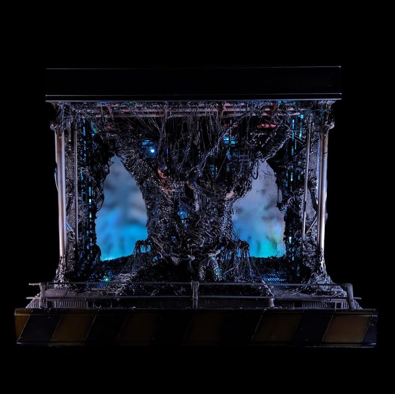 Alien Duo Diorama - Etsy