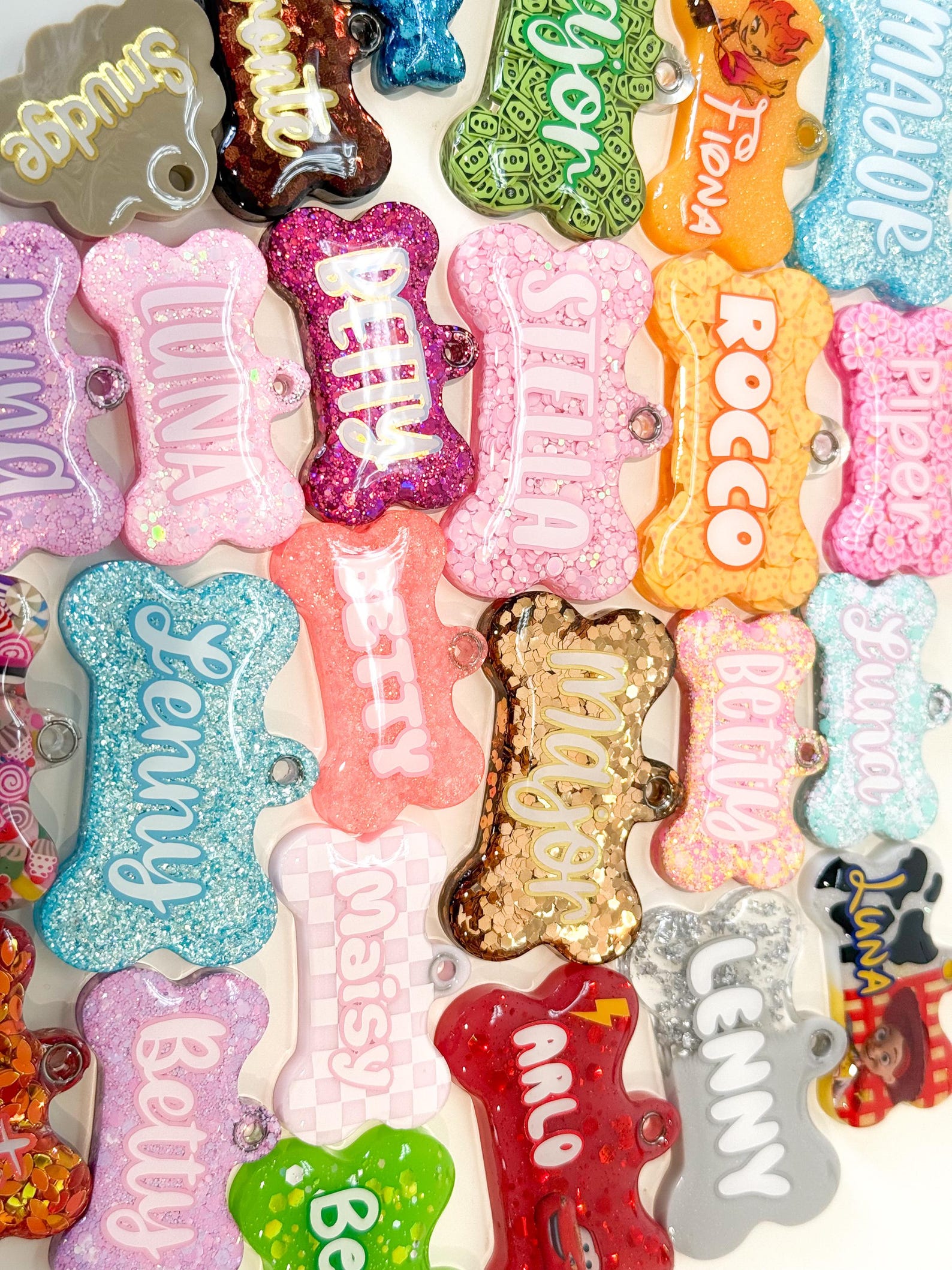 Custom Resin Dog Tag, Design Your Own Dog Tag, Custom Pet ID Tag, Puppy ...