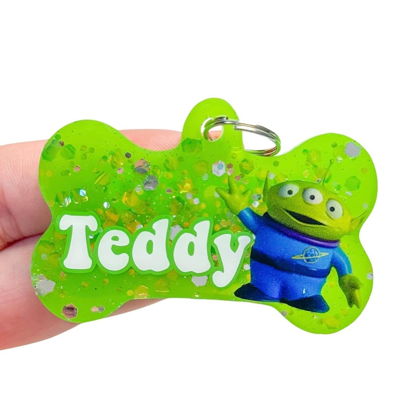 Custom Resin Dog Tag, Design Your Own Dog Tag, Custom Pet ID Tag, Puppy ...