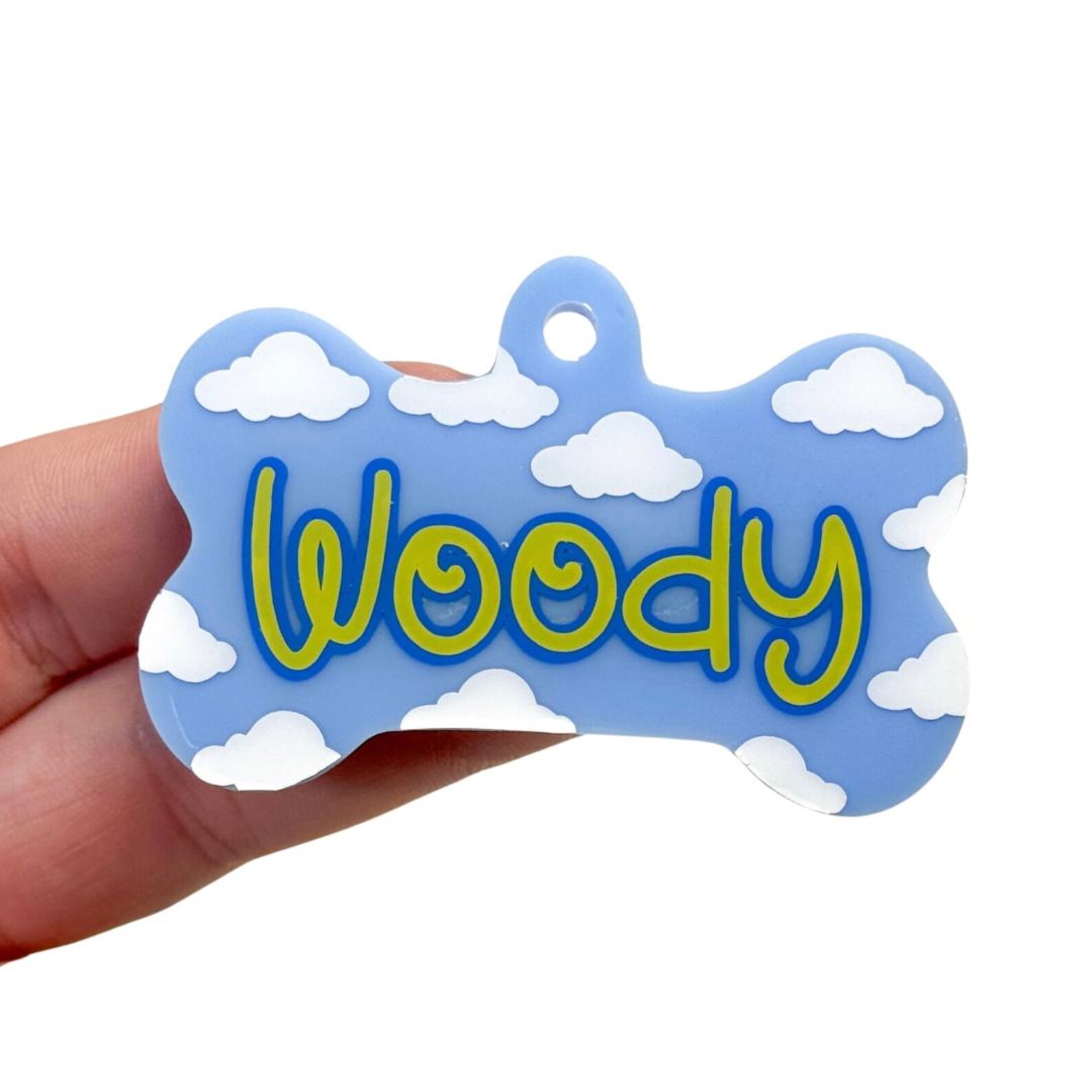 Toy Story Custom Dog Tag Real Flower Dog Tag Resin Dog Tag Custom Pet ...