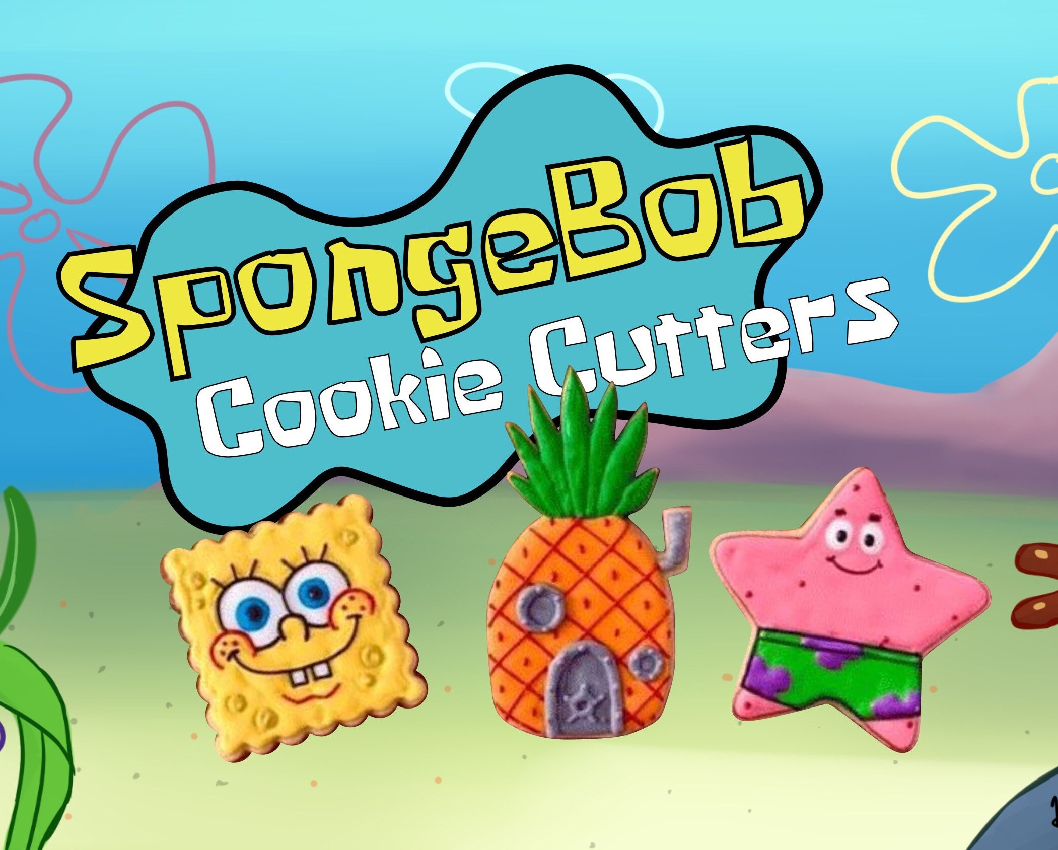 Patrick Star Vacuum Cookies