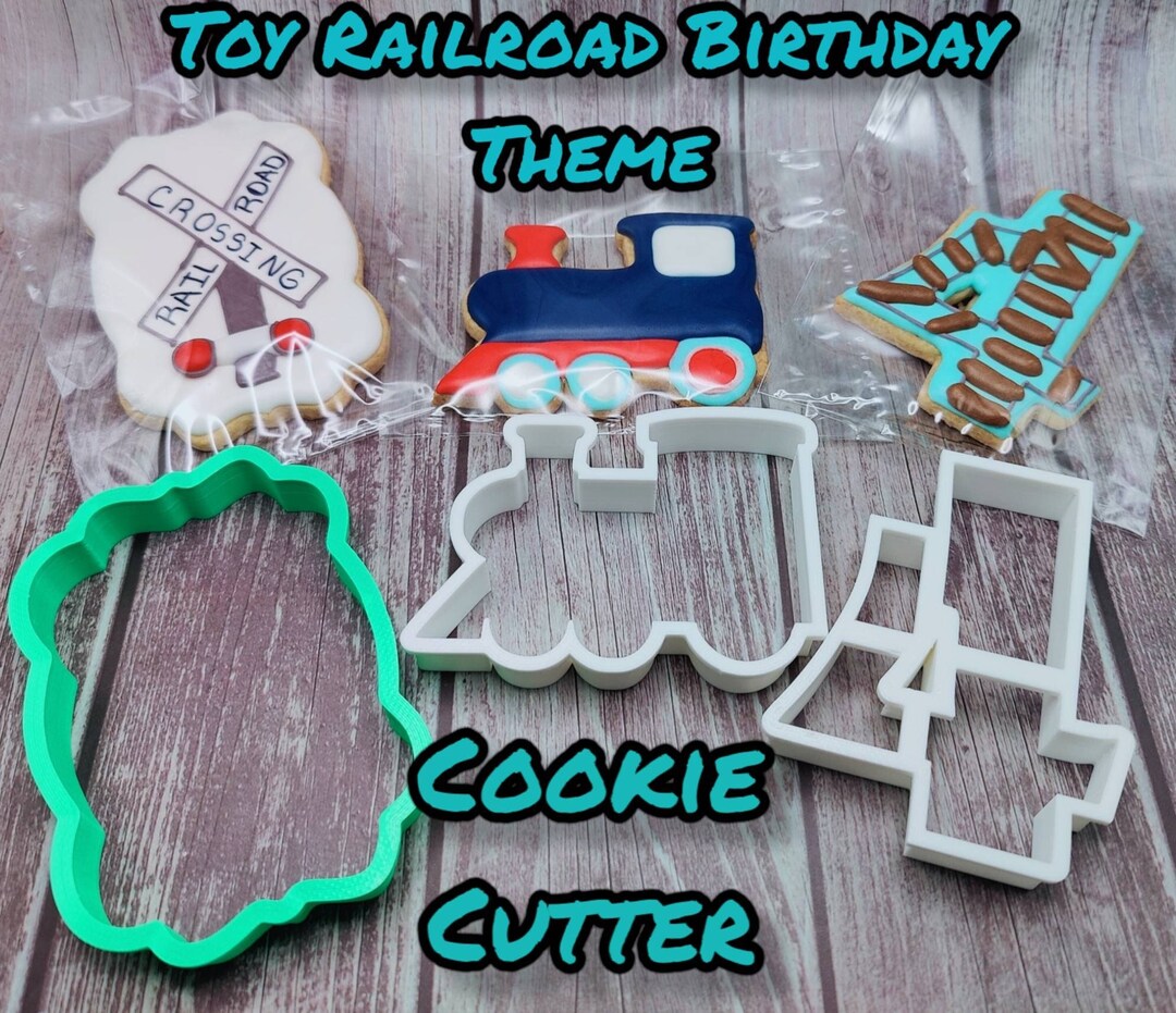 Toy Train Railroad Cookie Cutters Theme - Etsy