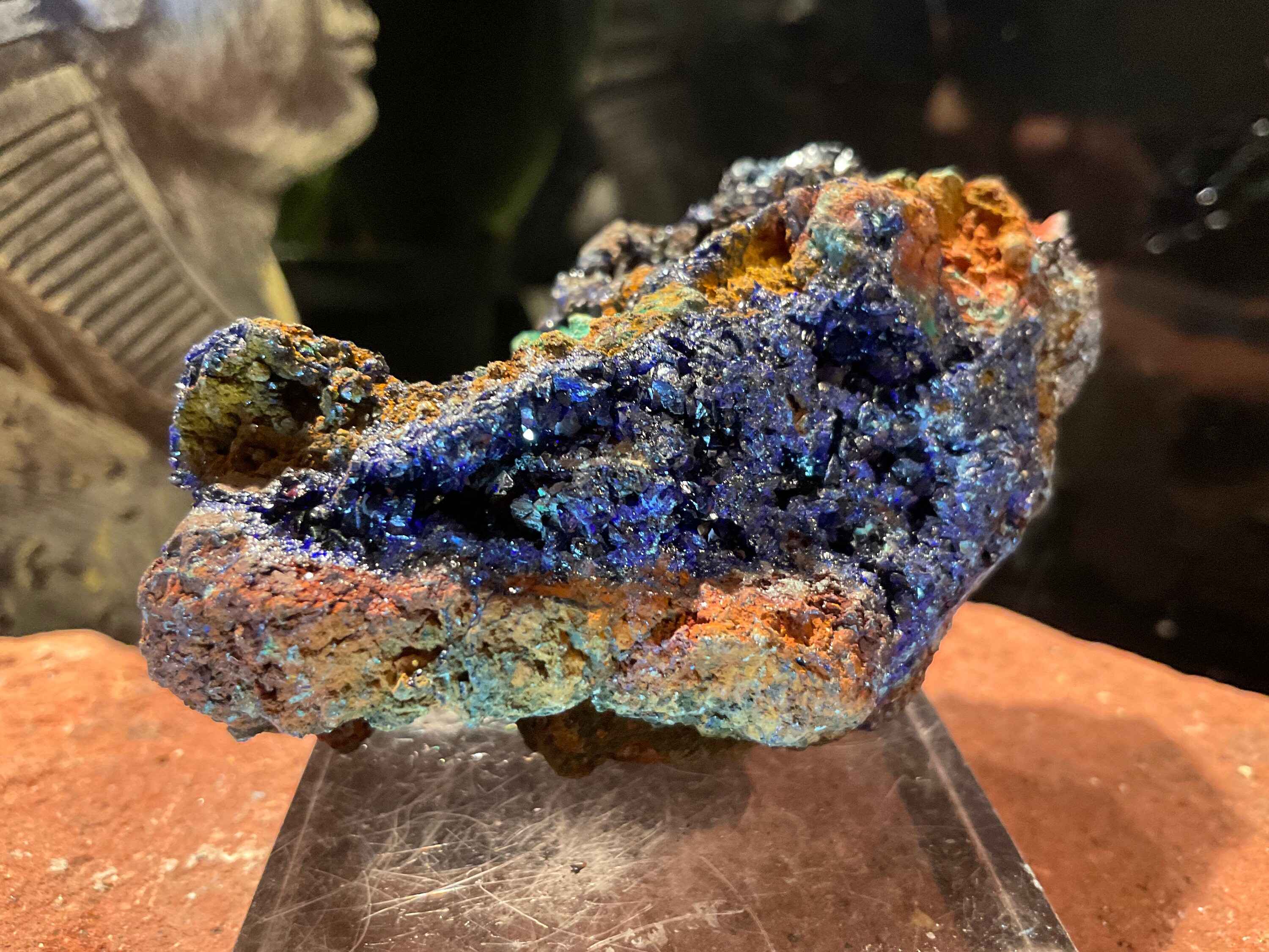 Azurite Specimen,extremely Sparkling Blue Azurite, High Grade Azurite ...