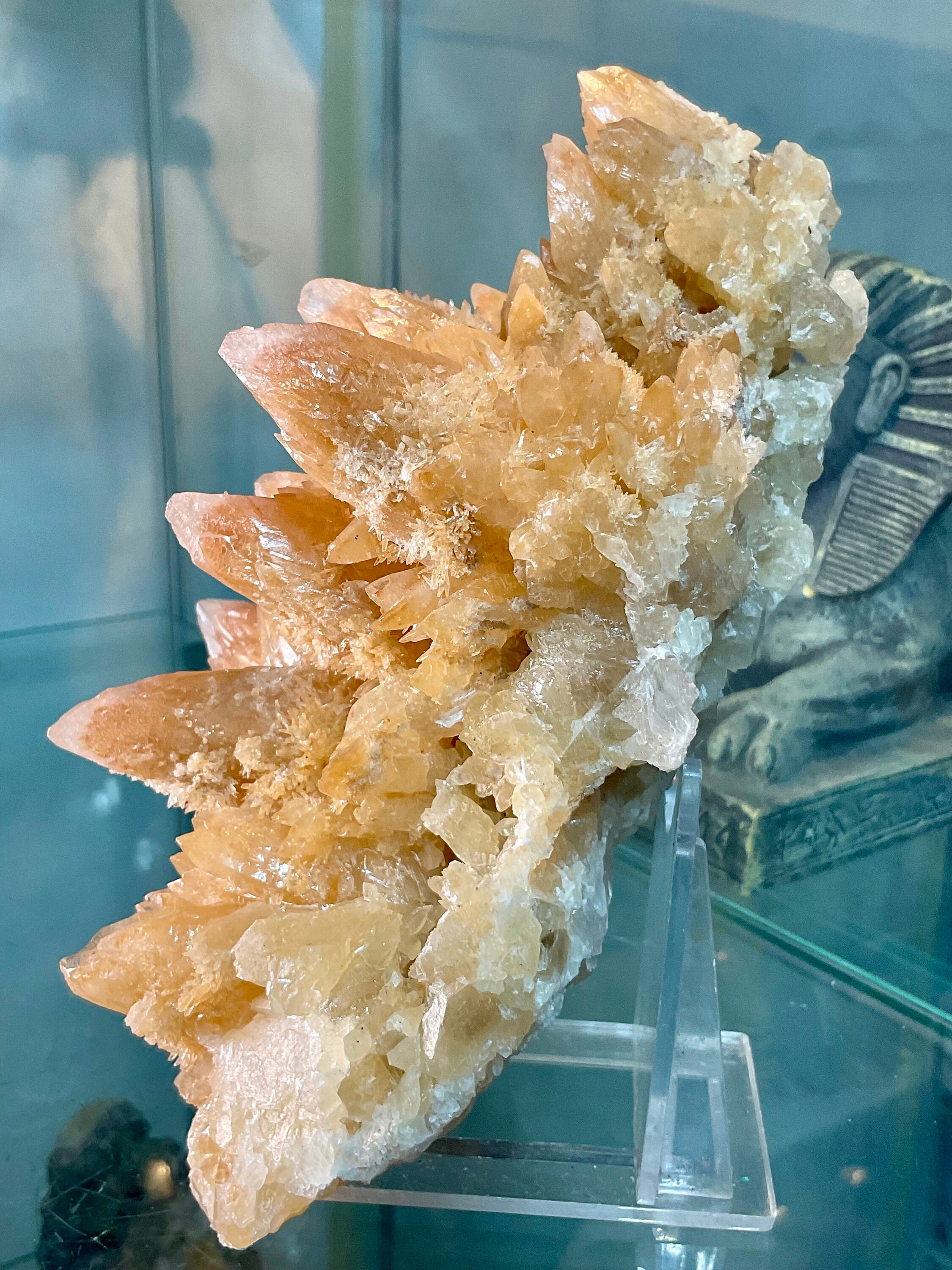 Calcite, Calcite Flower, Raw Calcite,calcite Crystal Cluster, Yellow ...