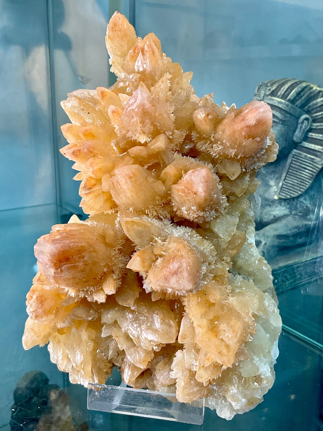 Calcite, Calcite Flower, Raw Calcite,calcite Crystal Cluster, Yellow ...