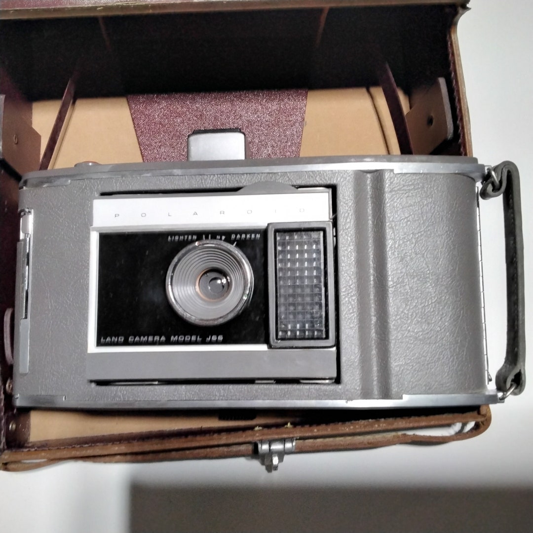Mid-century Modern Polaroid Camera. the J66 Electric Eye Land Instant Camera. Retro Mid Century ...