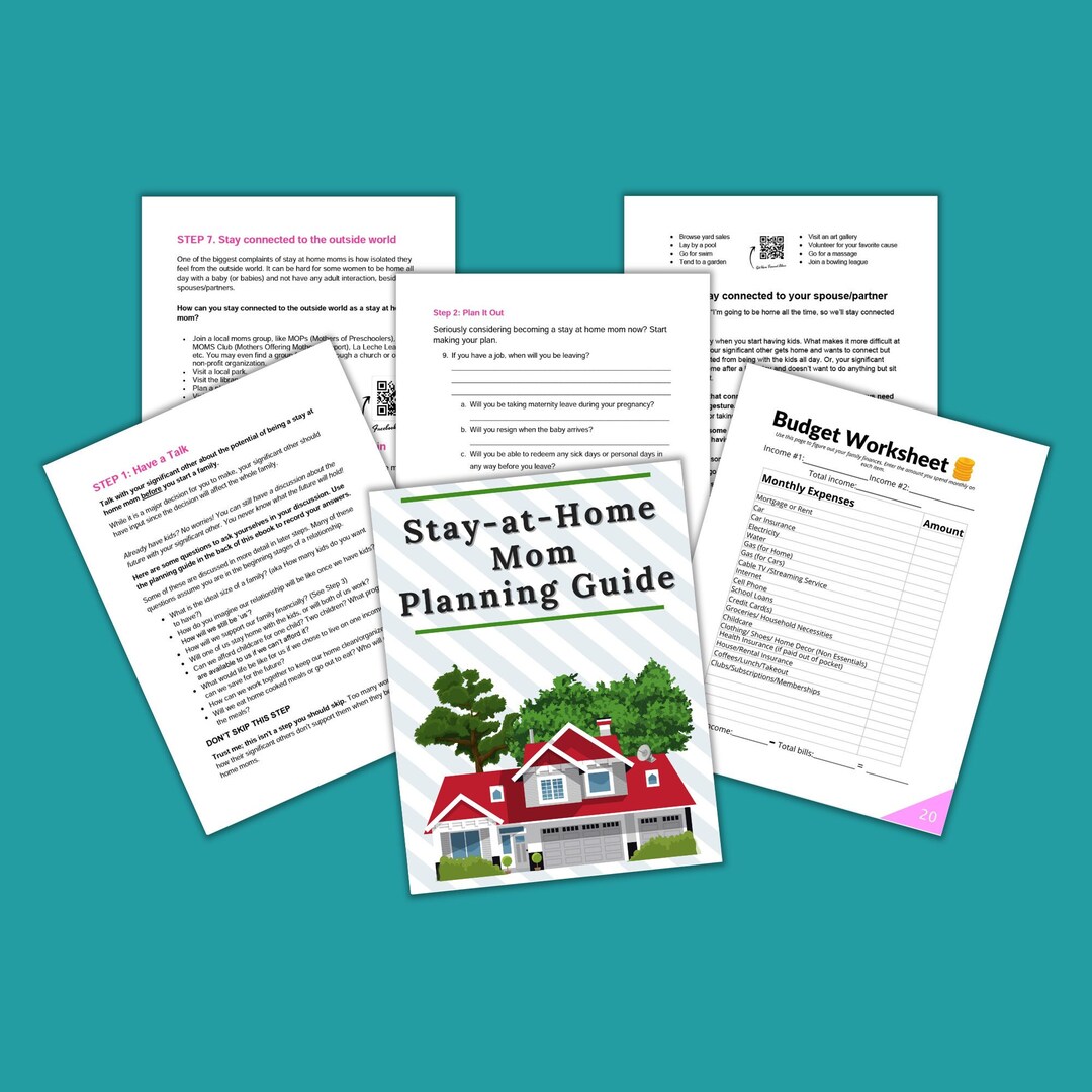 Becoming a Stay at Home Mom Planning Guide | Decide If Being a SAHM is ...