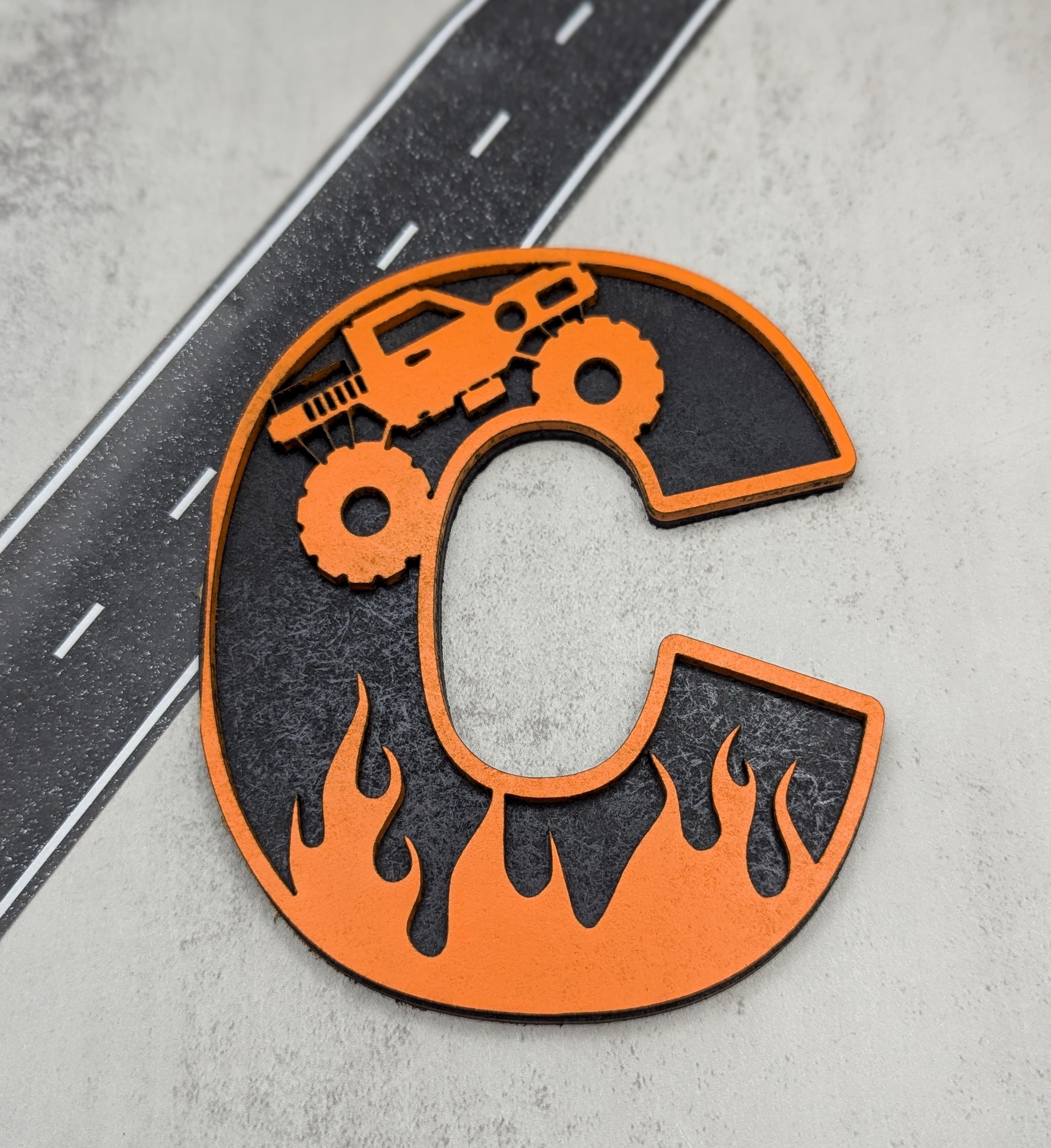 Personalized Monster Truck Letters– Custom Wall Decor for Kids - Etsy