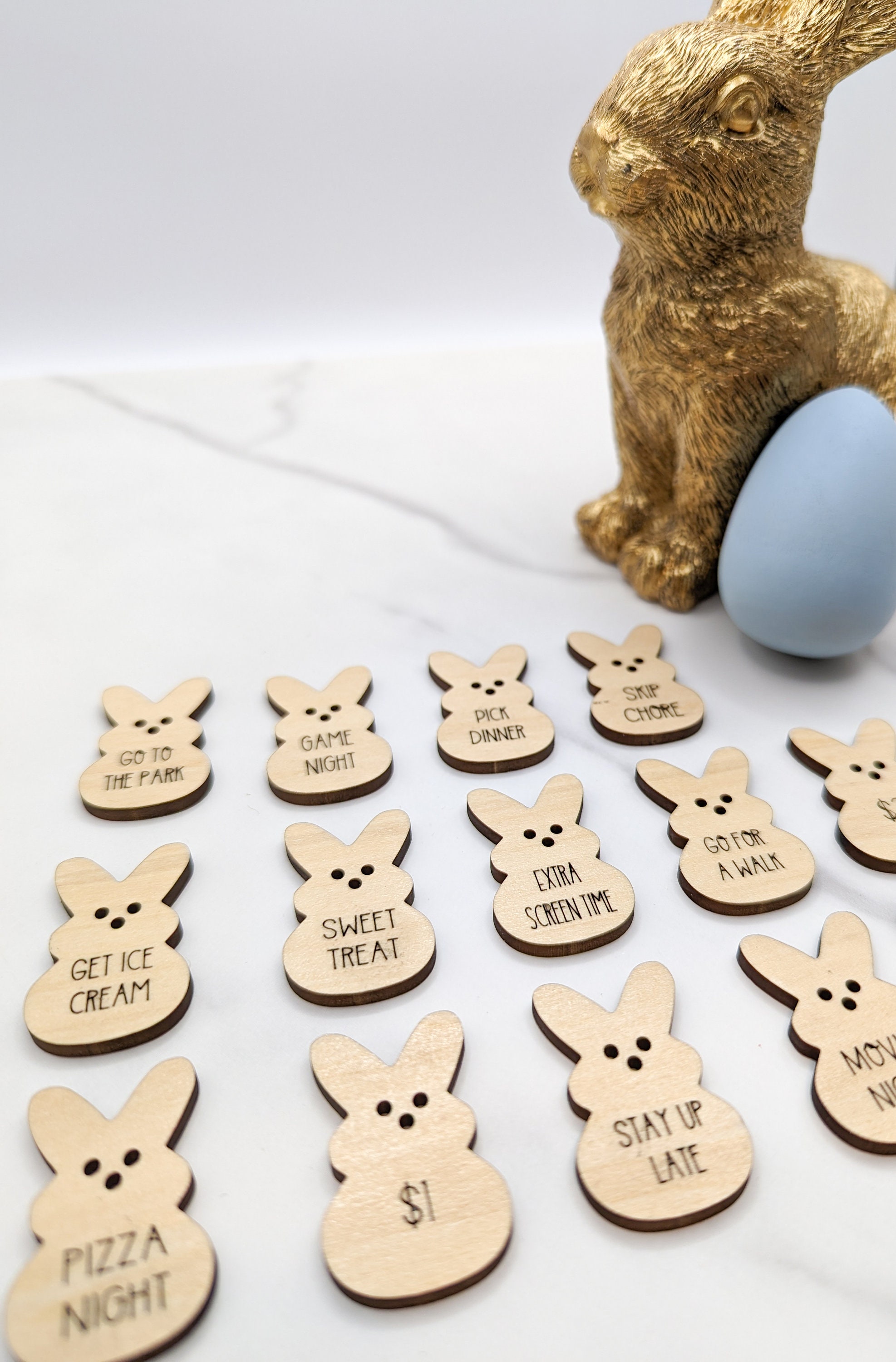 Easter Egg Tokens, Reward Tokens, Easter Bunny Tokens, Easter Egg Hunt ...