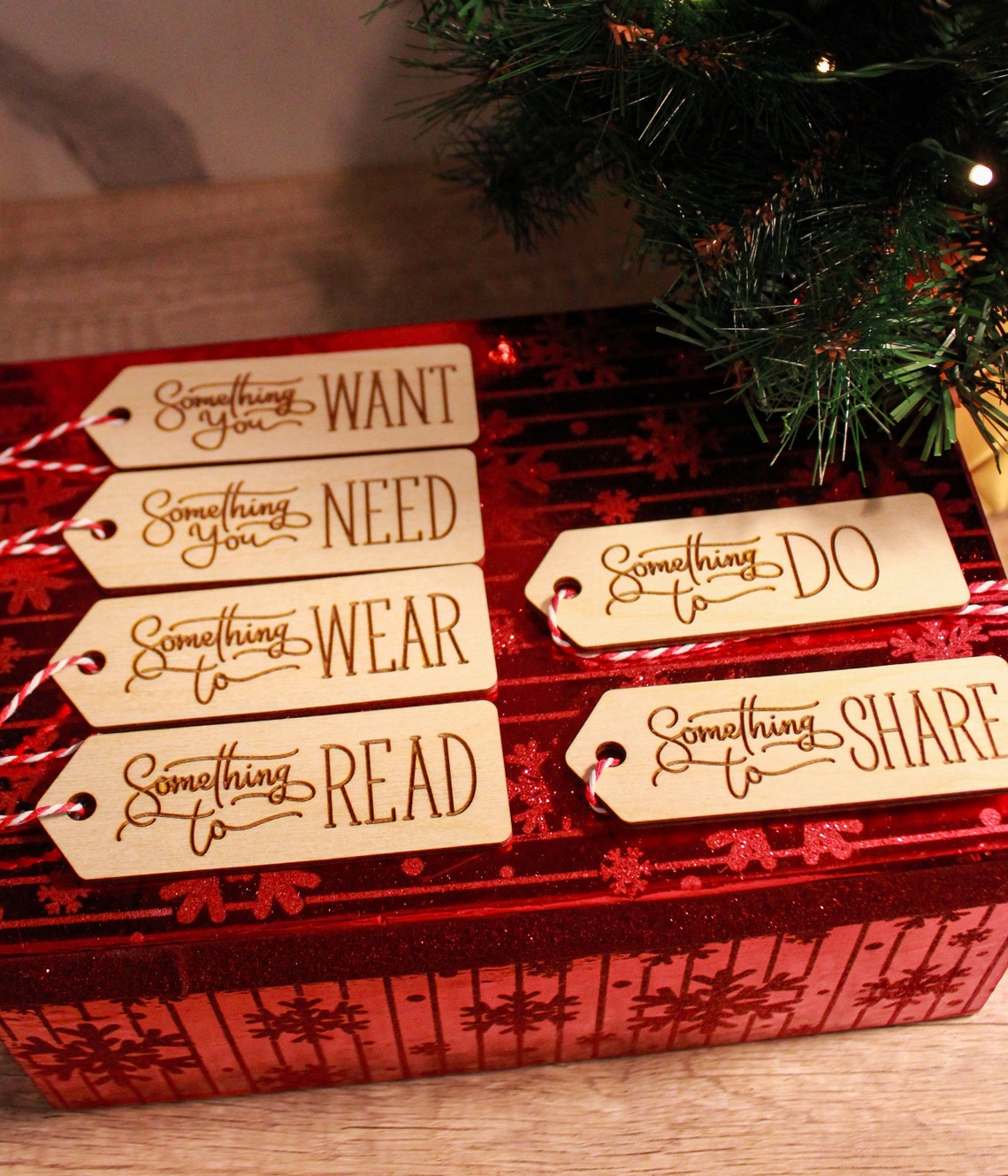 Something You Want Need Wear Read Gift Tags, Christmas Gift Tags, Gift ...