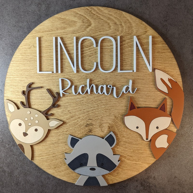 Woodland Sign - Etsy
