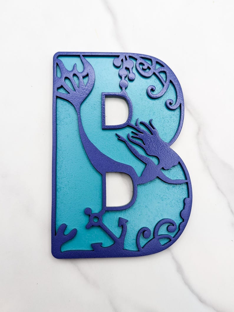 Personalized Mermaid Letters – Under the Sea-themed Wall Decor - Etsy