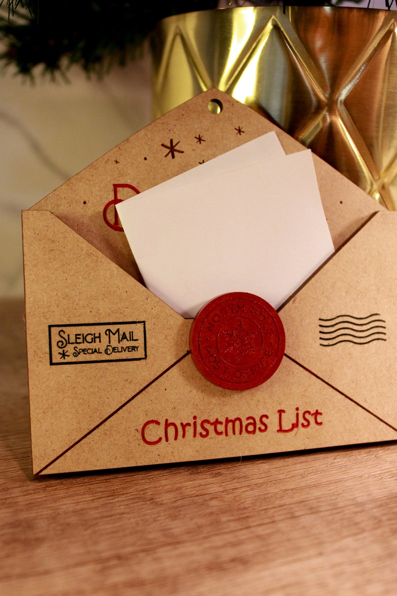 Letter to Santa Ornament: Personalized Christmas Wish List - Etsy